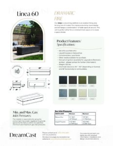 Linea 60 Spec Sheet - Urban Fireplaces