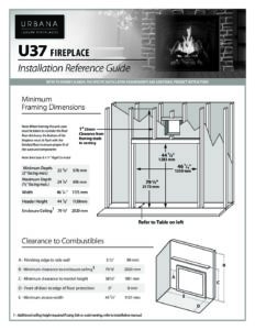 U37-Quick-Install-Guide - Urban Fireplaces